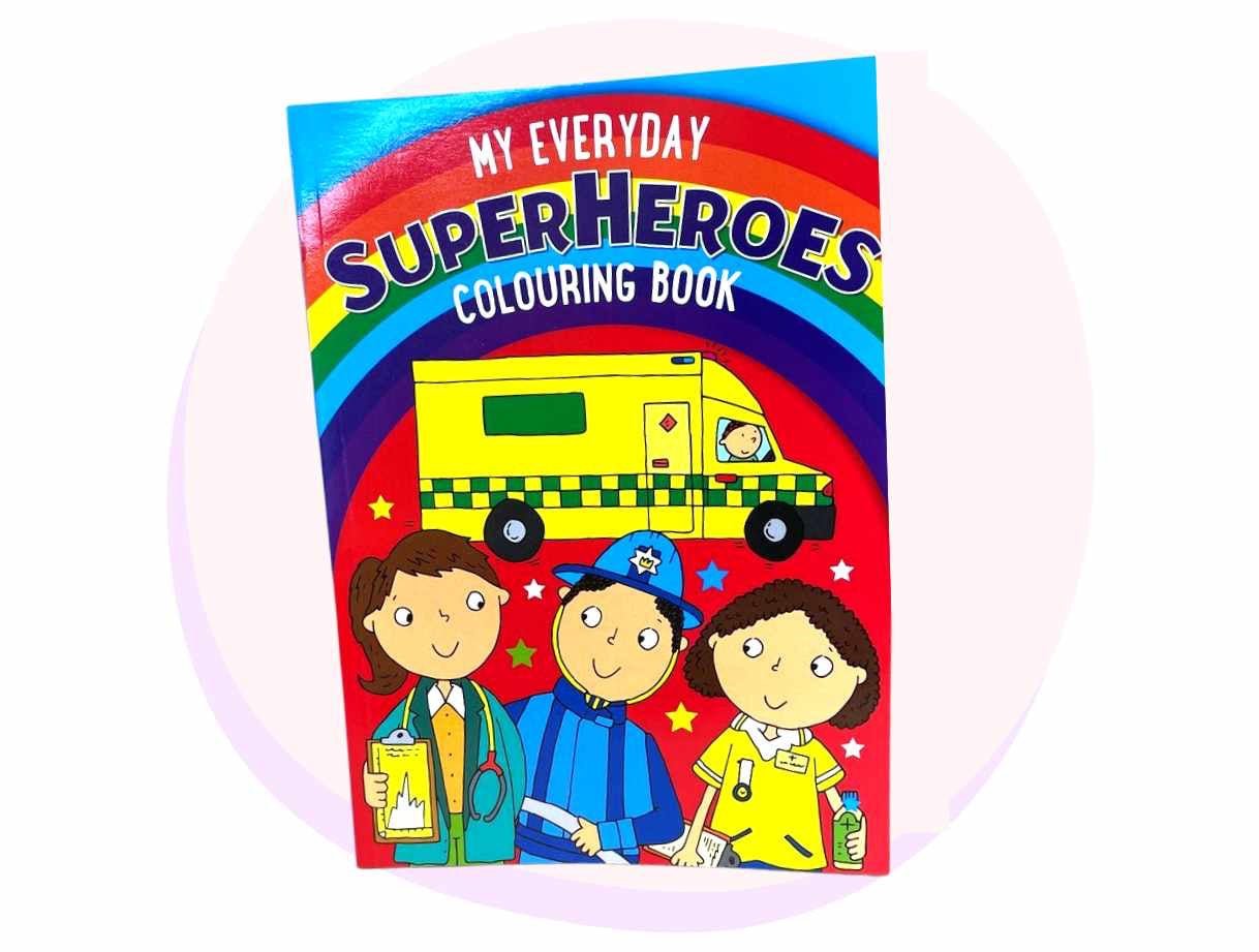 My Everyday SuperHeroes Colouring Book – Hola Nanu