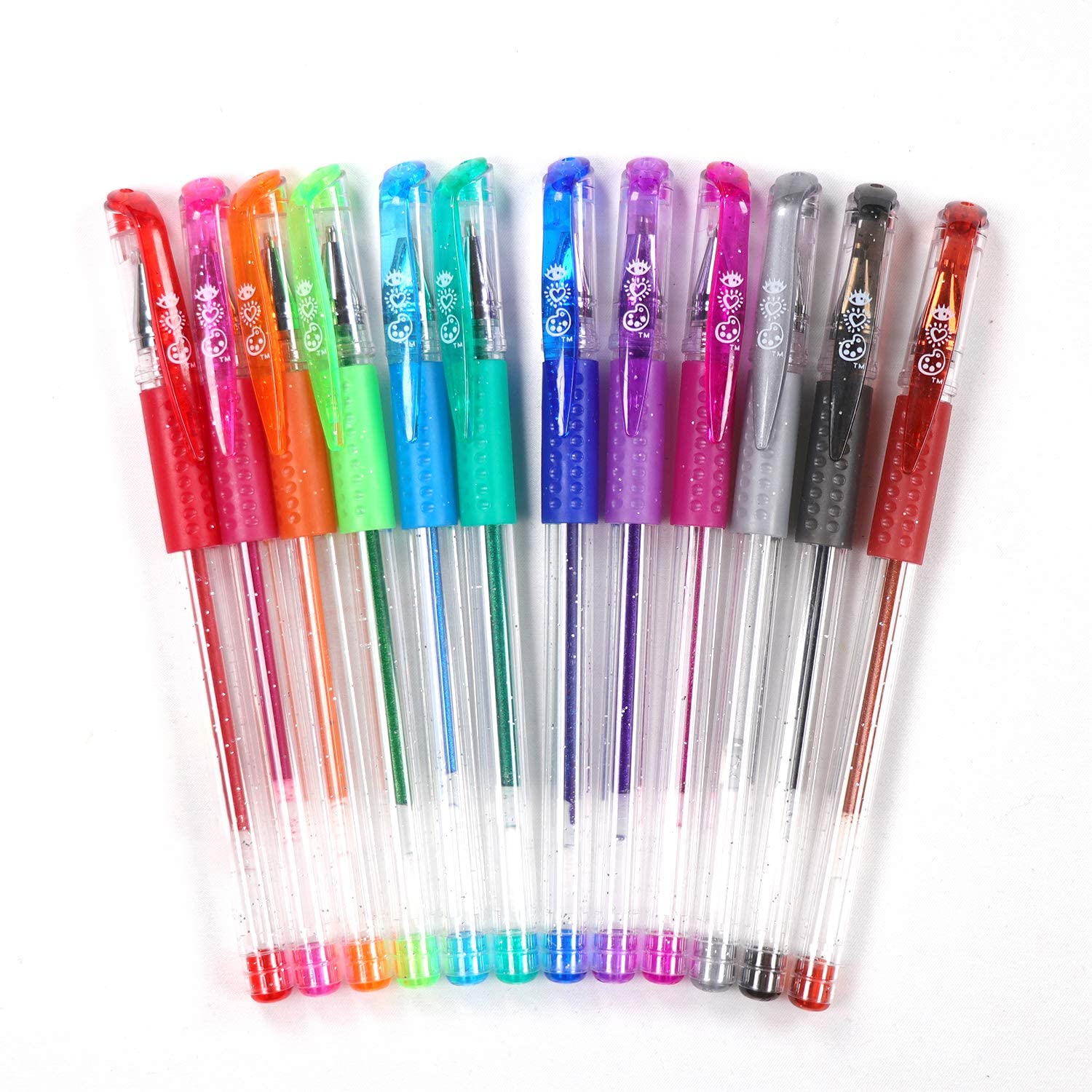 I Heart Gel Pens Glitter - 12 Colours – Hola Nanu